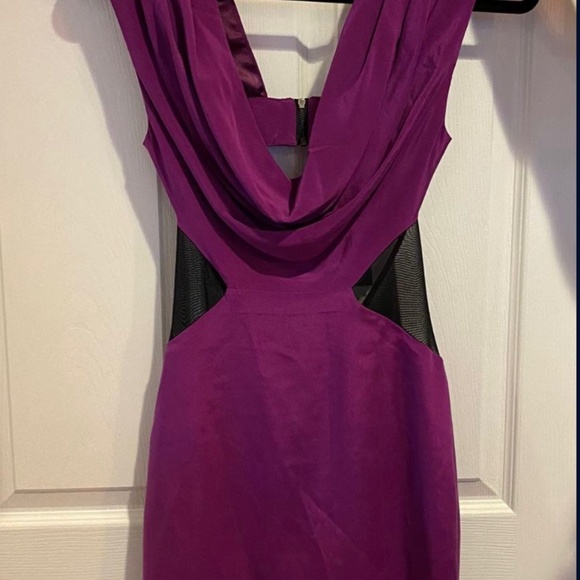 bebe | Dresses | Nwt Bebe Backless Dress With Sheer Cutouts | Poshmark